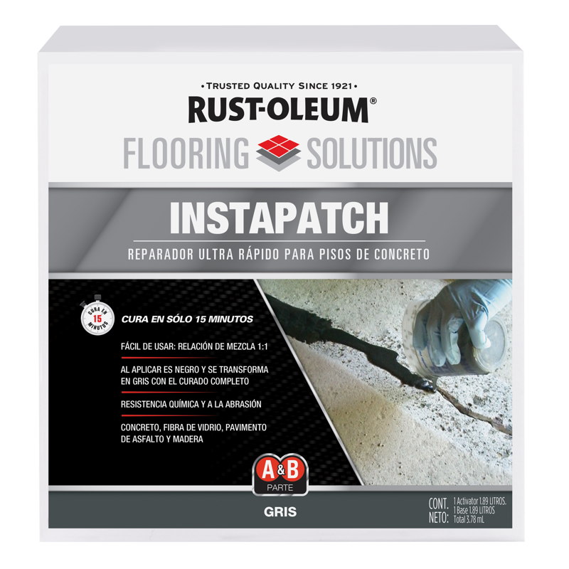 Instapatch - Reparador Ultra Rápido para Pisos de Concreto | Rust-Oleum ...